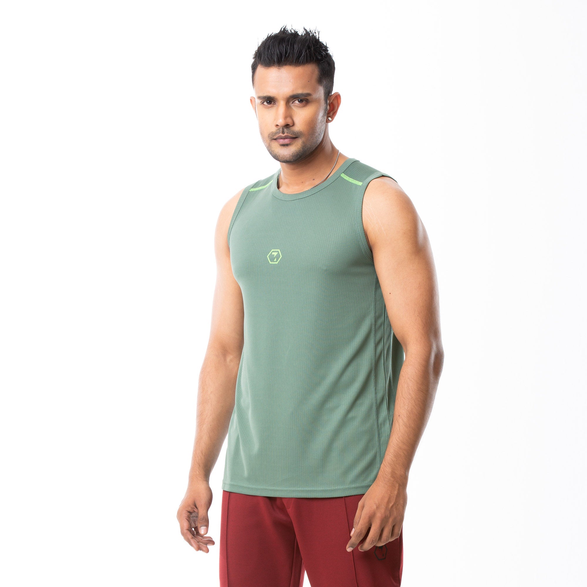 MENS TANK TOP-FOREST GREEN – Twelve USA